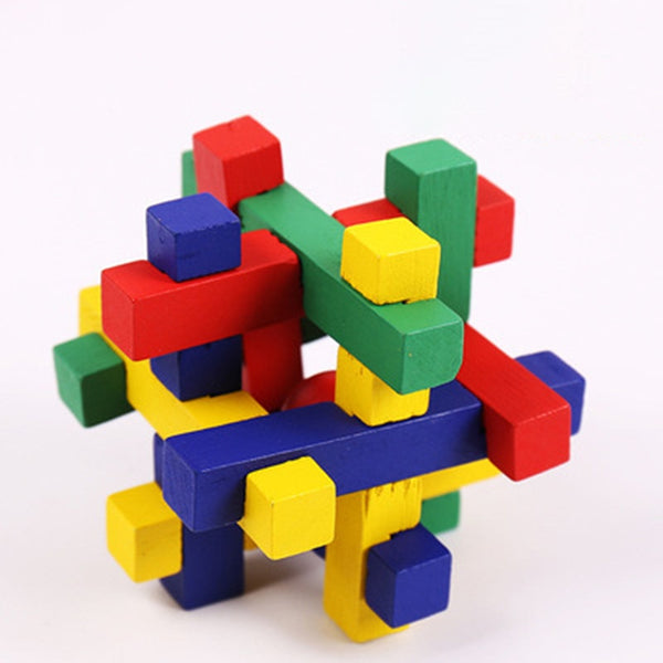 BUY COLORFUL Wooden Block Puzzle ON SALE NOW! - Wooden Earth