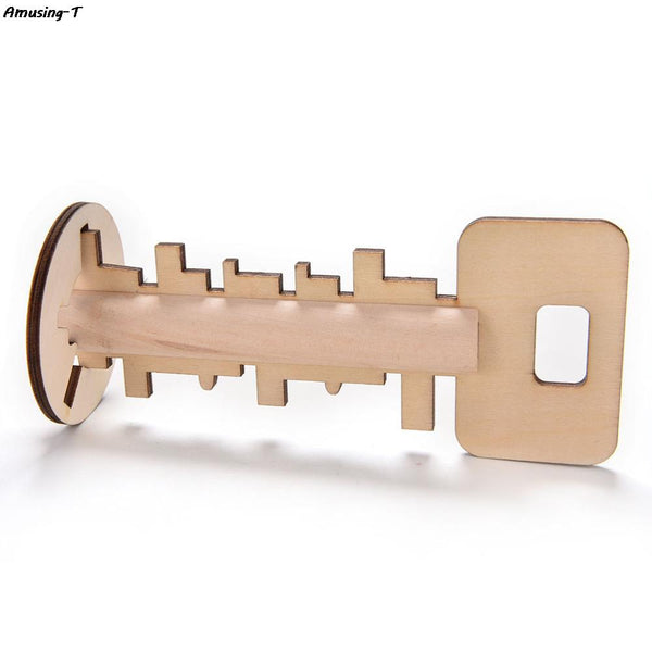 BUY AMUSING Wooden Brain Teaser Puzzle Key ON SALE NOW! - Wooden Earth