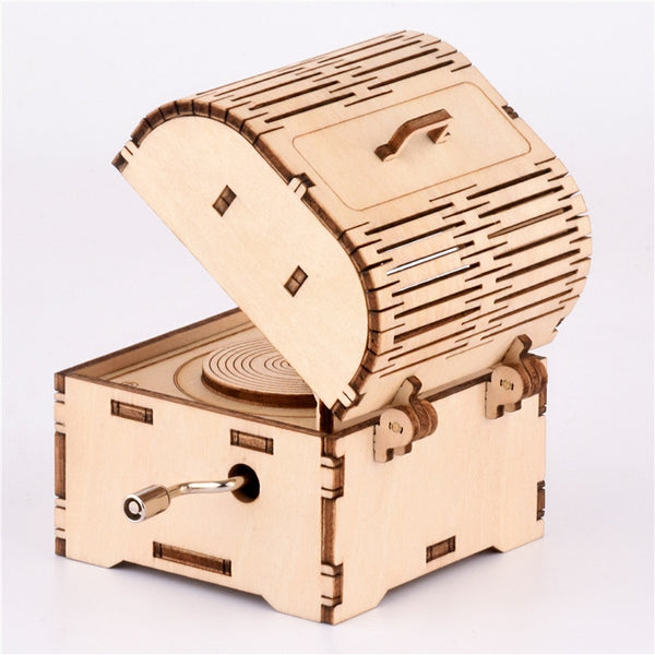 BUY DIY Gramophone Musical Boxes ON SALE NOW! - Wooden Earth