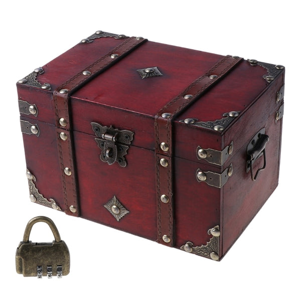 Vintage Lock Box - Wooden Earth
