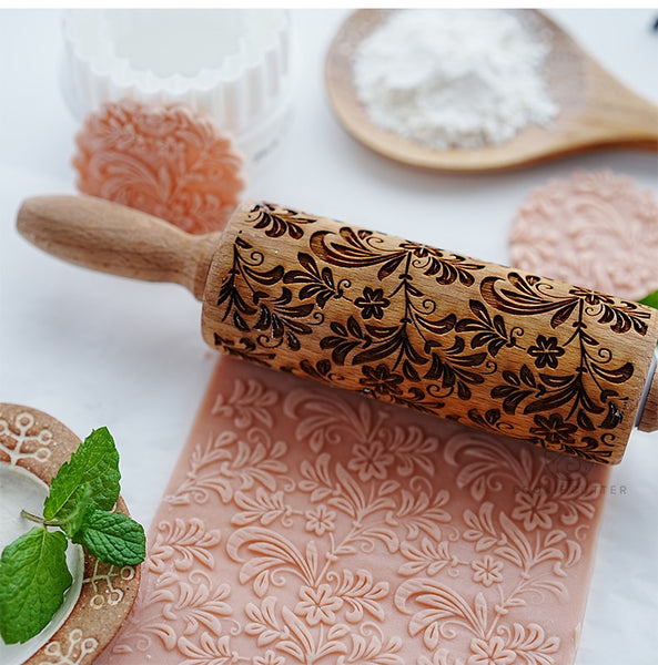 BUY Textured Rolling Pins ON SALE NOW! - Wooden Earth